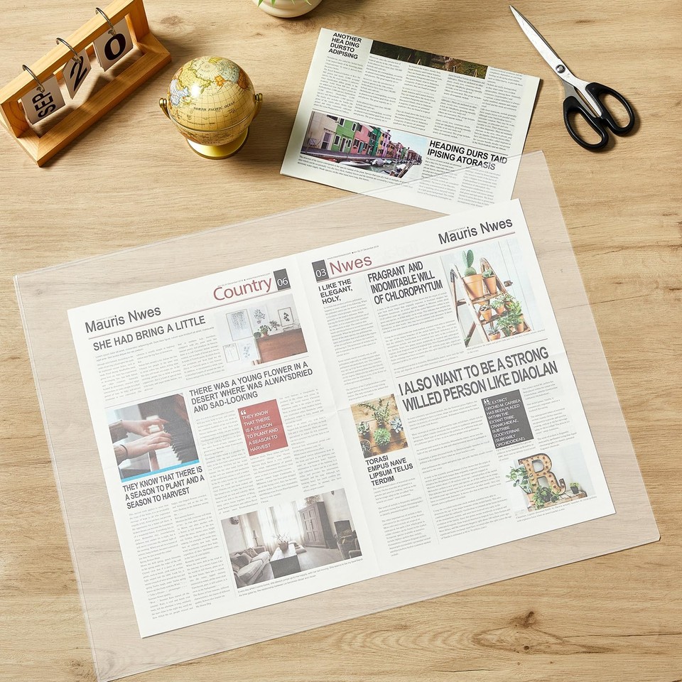 12 Pcs Poster Protector Sleeve 18 x 24 Inch Clear Rigid Print Plastic ...