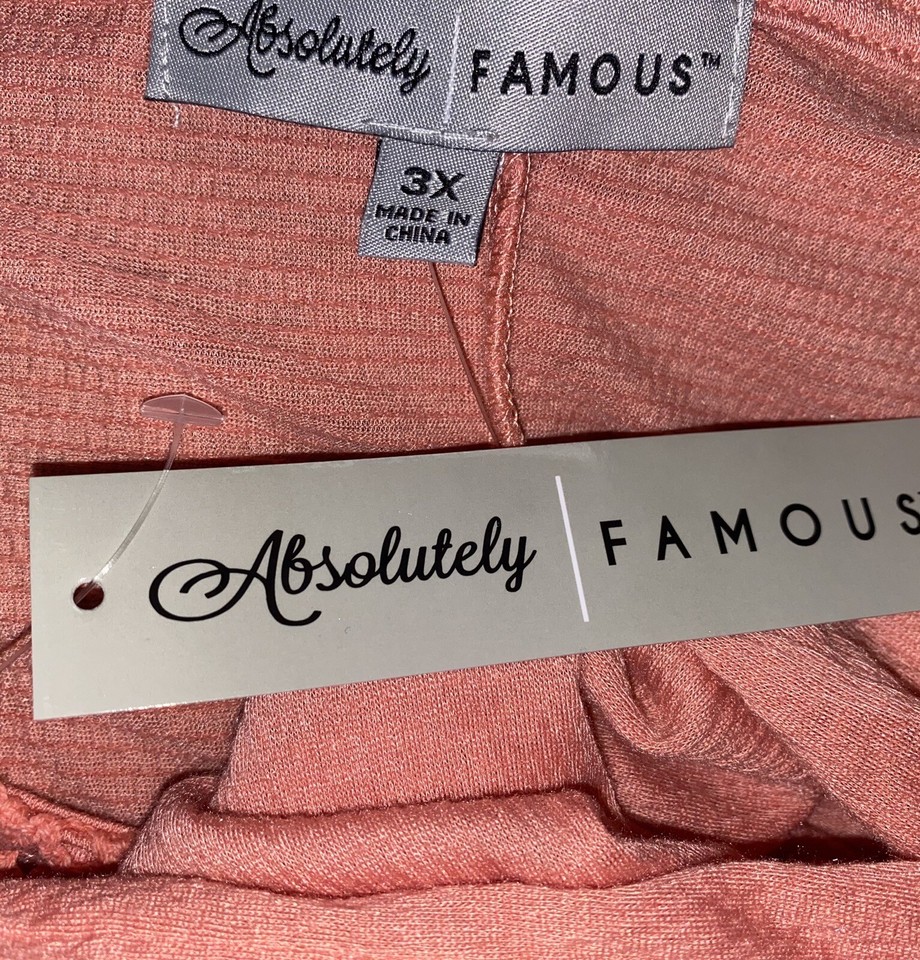 Absolutely Famous Top NWT Size 3X | eBay