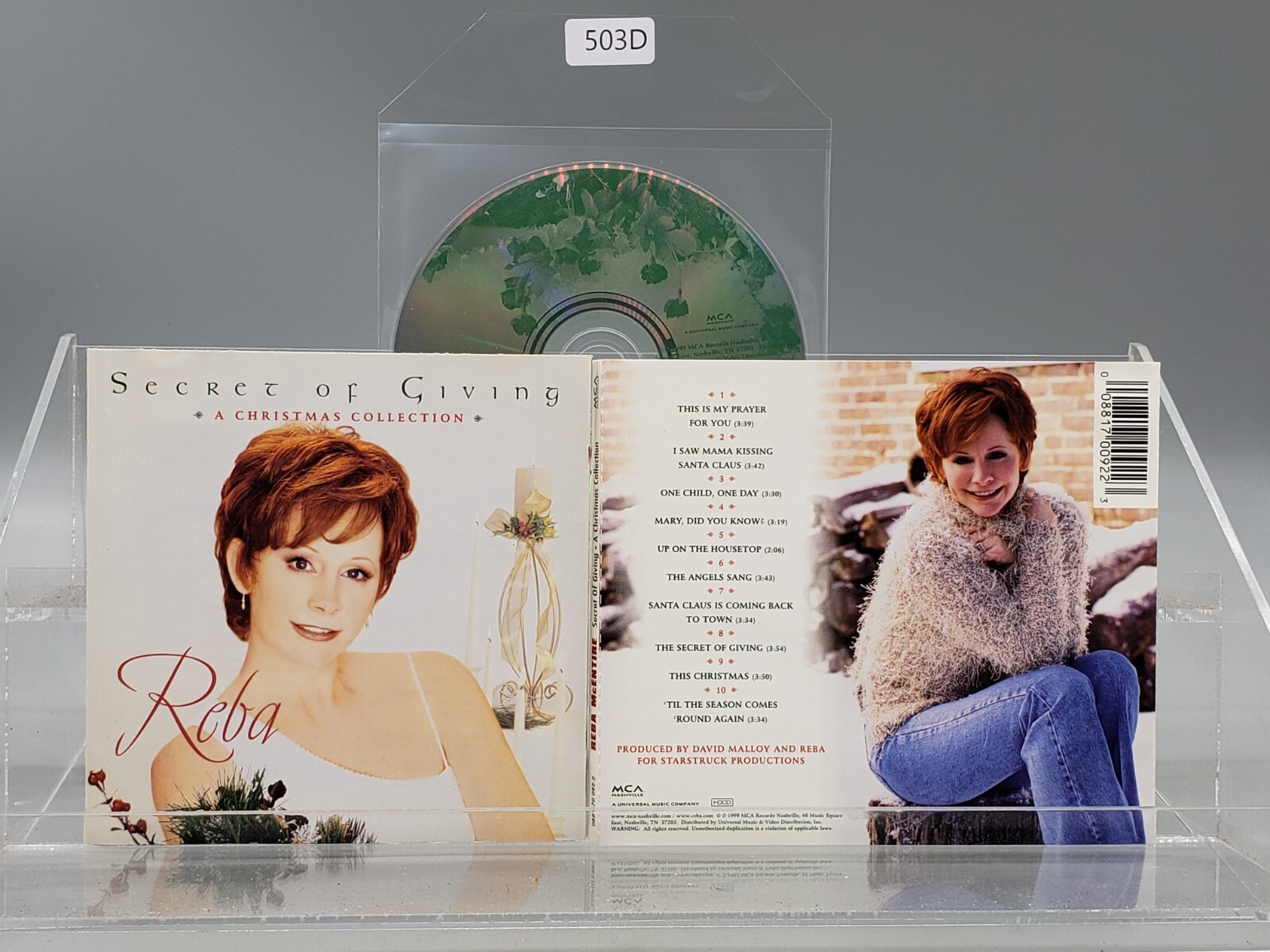 Secret of Giving: A Christmas Collection by Reba McEntire CD No Case No ...
