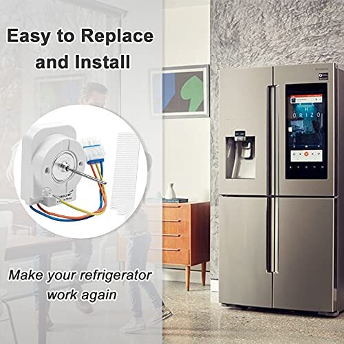 WR60X21887 Refrigerator Evaporator Fan Motor Compatible with GE ...