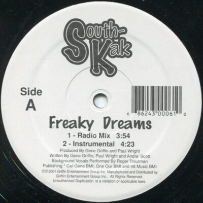 South Kak - Freaky Dreams - Griffin Entertainment Group - 6862430006 ...