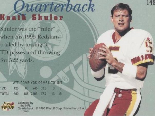 1996 Playoff Prime Heath Shuler #149 for sale | eBay