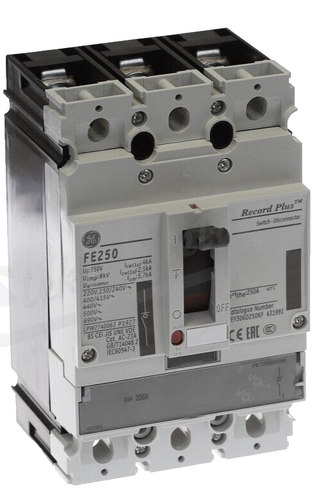 GE FEY306D250KF Panelboard Main Switch | Record Plus FE250 | 250A | 3P ...