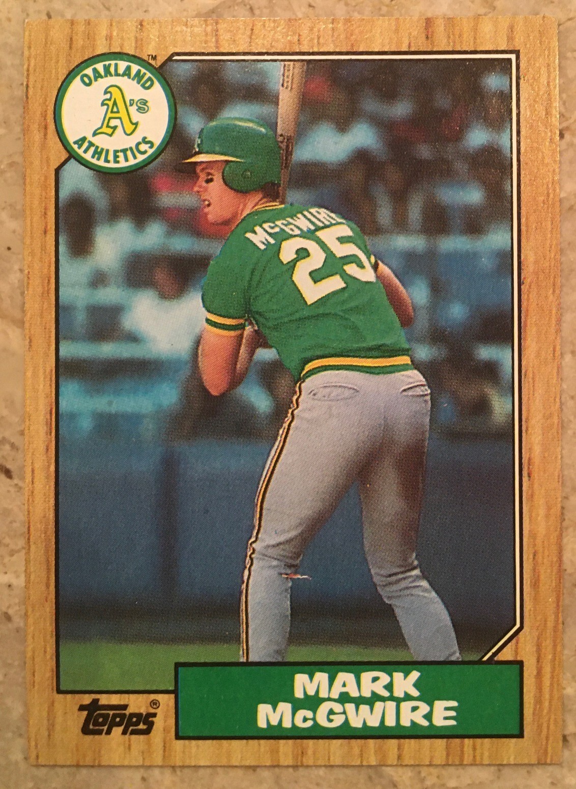 1987 Topps Mark McGwire Rookie Card Oakland A's #366 NM+ SHARP! | eBay