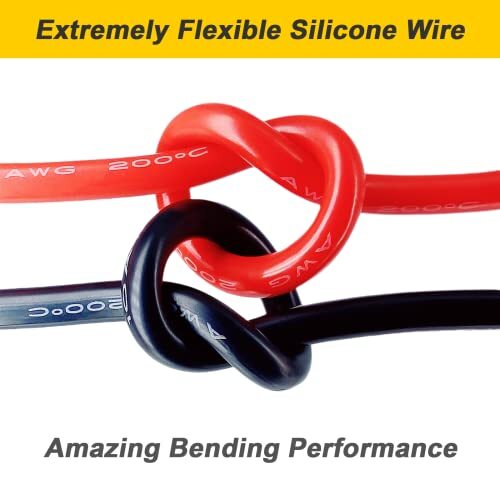 8 Gauge 8 Awg Silicone Wire 25ft Black Ultra Flexible Stranded Tinned ...