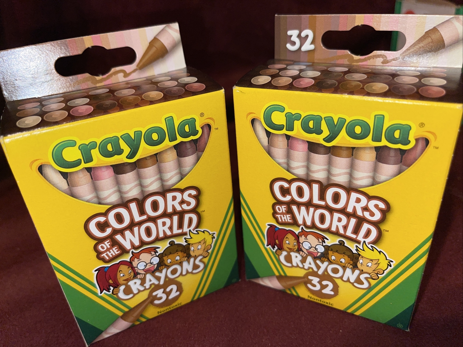 Crayola Colors of the World Flesh Skin Tones Eye Colors 32 Crayons ~ 2 ...