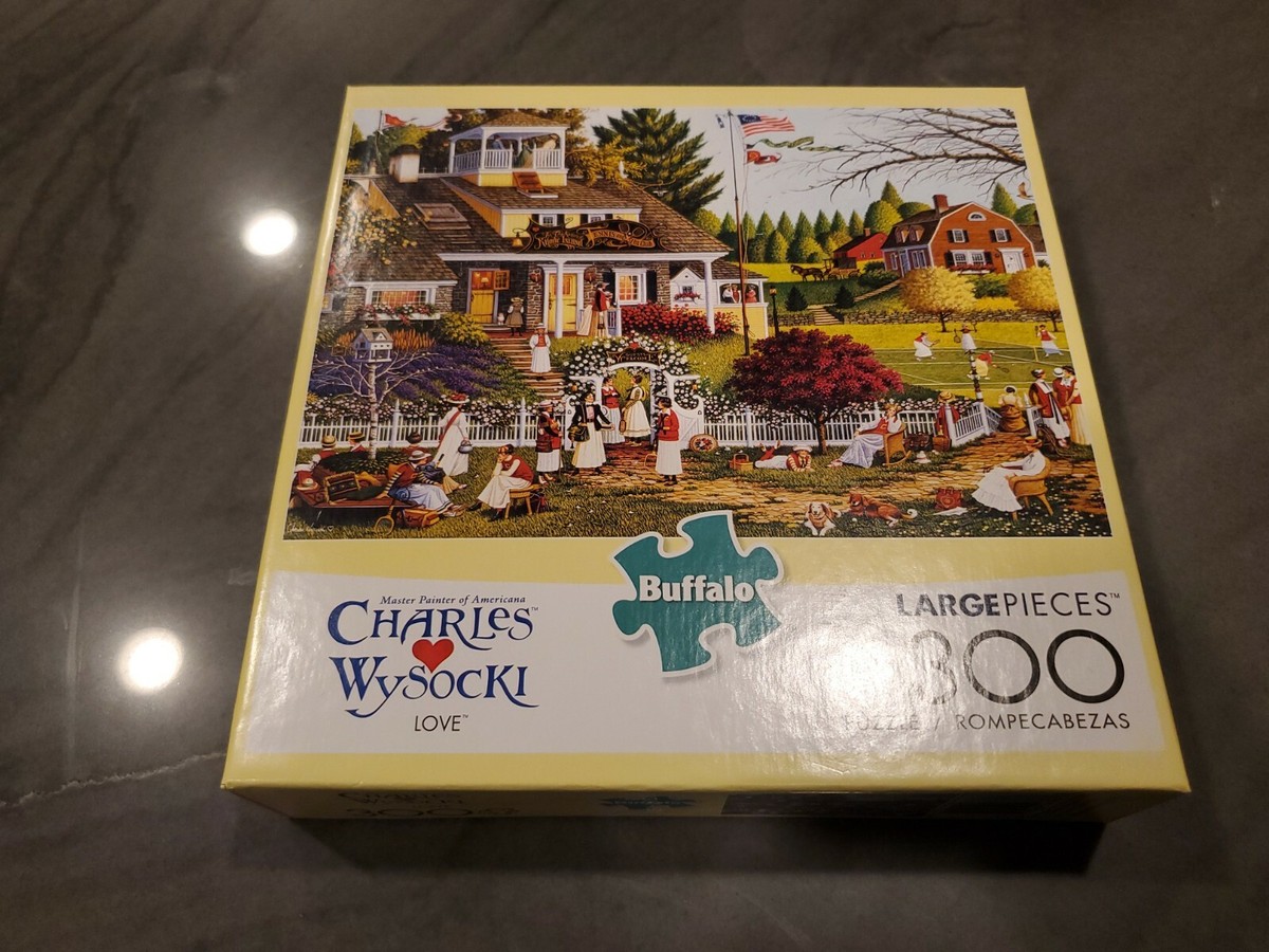 Charles Wysocki Puzzles 300 Piece Charles Wysocki Haberdashery Jigsaw