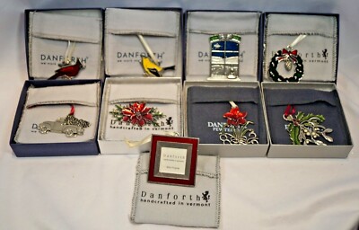 Danforth Fine Pewter Ornaments Vermont INDIVIDUALLY | eBay