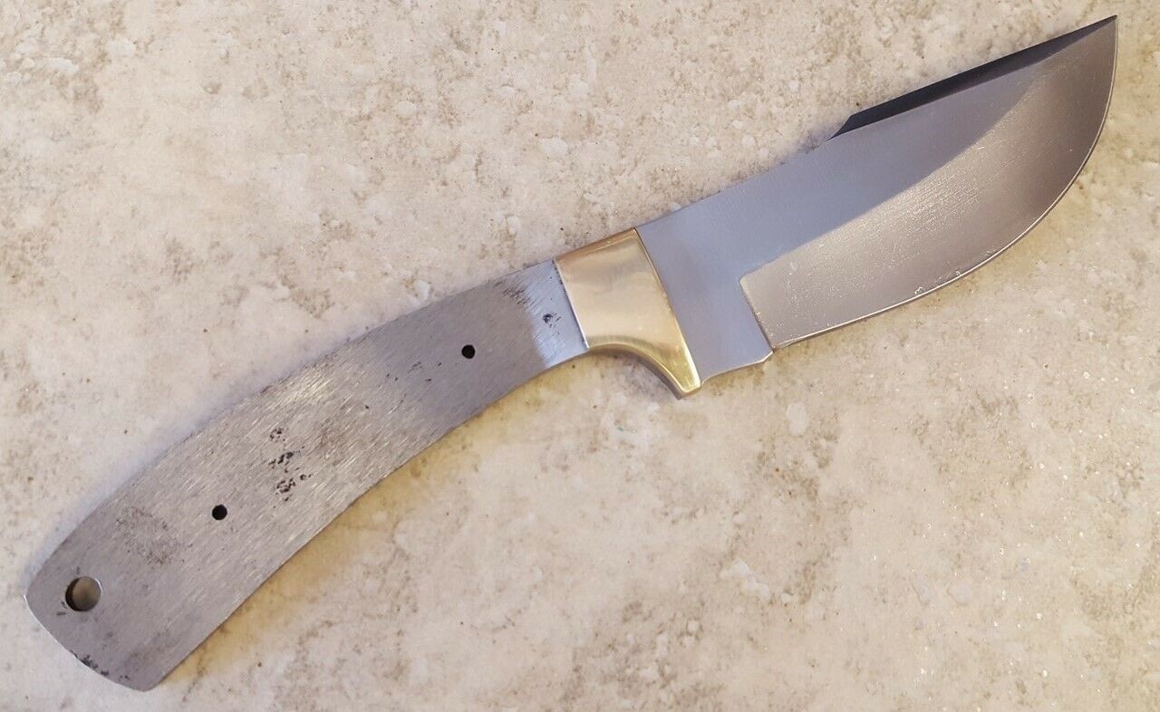 Knife Making Fixed Blade Blank Full Tang Carbon Steel Skinner Full tang ...