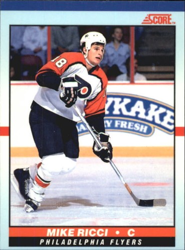 1990-91 Score Young Superstars Flyers Hockey Card #39 Mike Ricci | eBay