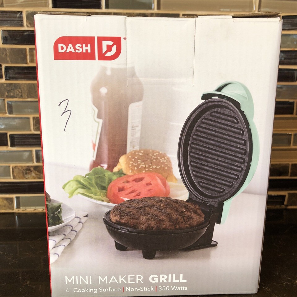 Dash Mini Maker Portable Grill Machine + Panini Press Gourmet Burgers ...