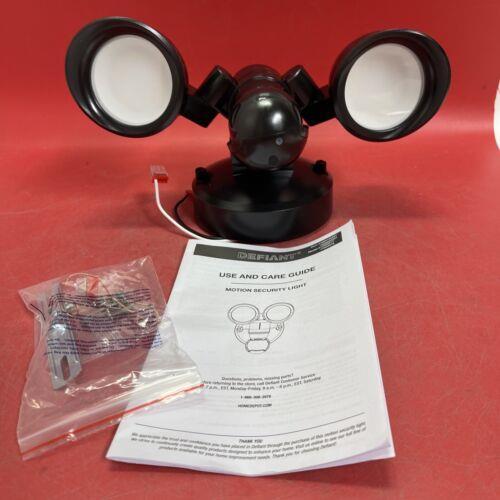 Defiant MaxDetect 240-Degree Black Motion Activated Wired Outdoor 2 ...