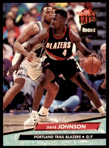 1992-93 Fleer Ultra. Dave Johnson Rookie Basketball Cards #344 | eBay