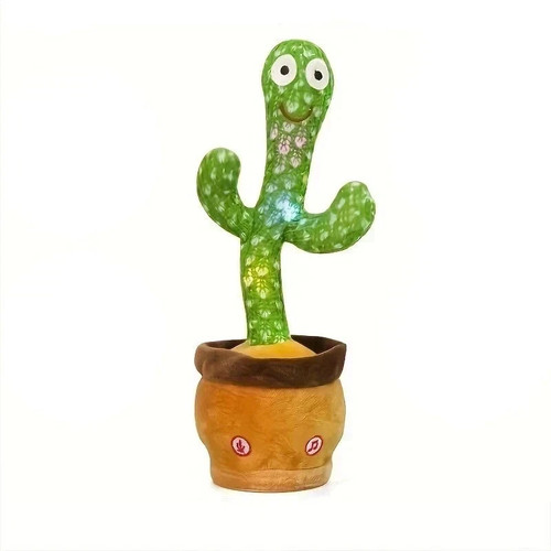 Dancing Cactus Repeat Talk Sing Glow Interactive Plush Toy for Kids | eBay