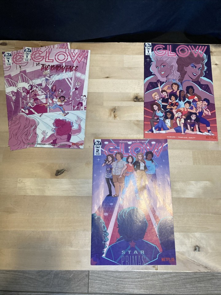 Glow Comic Series Netflix Issue 1 Cover A & B, Issue 2 | eBay
