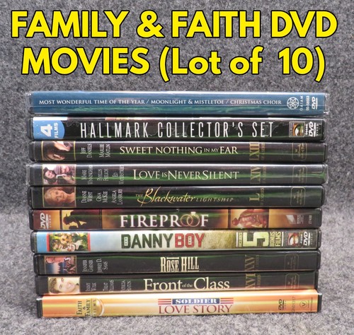 Family and Faith Hallmark Inspirational Drama Christian Movie DVD's (Lot of 10) | eBay