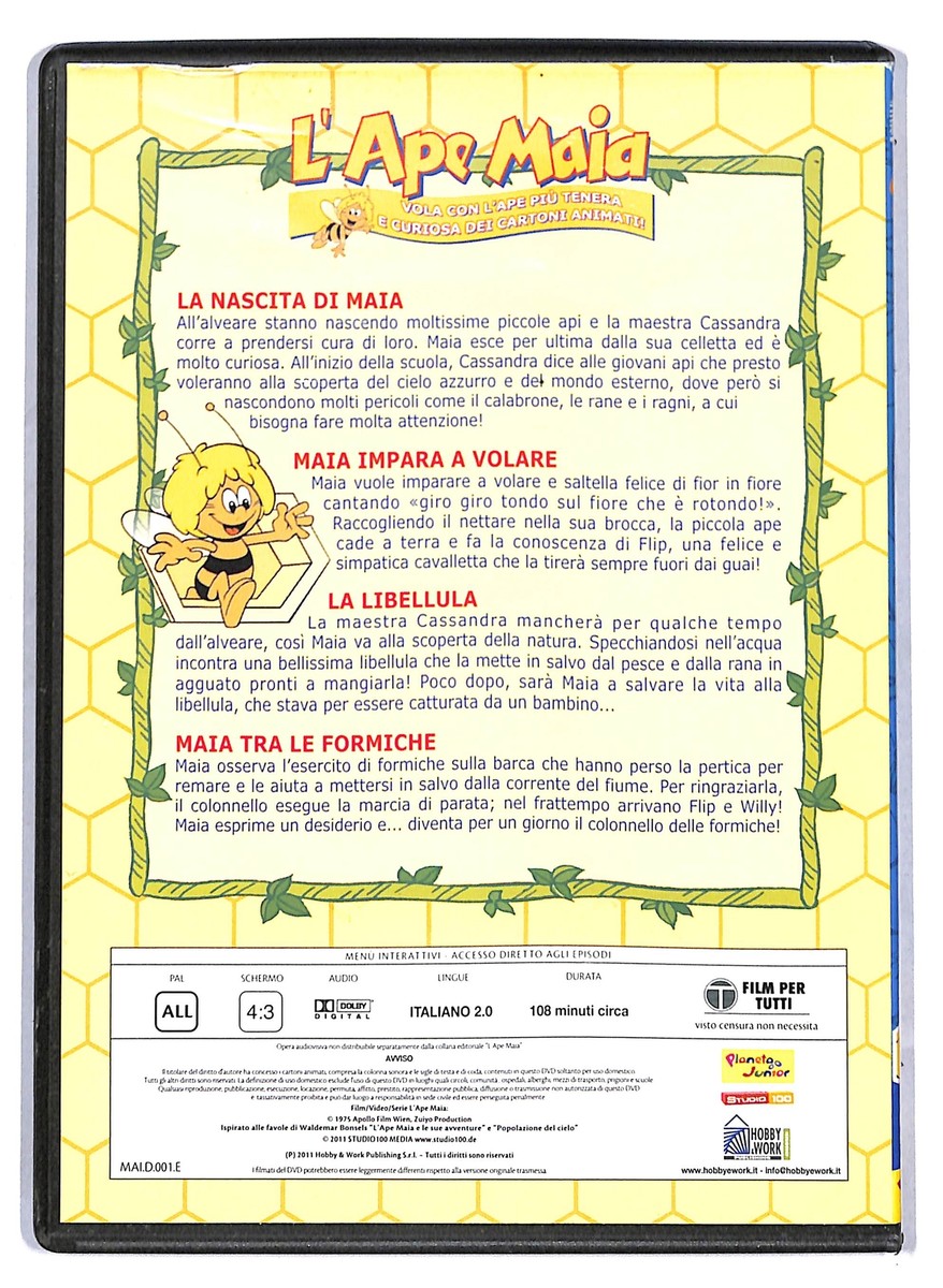 Copertina Del Dvd Del Film Sulle Api