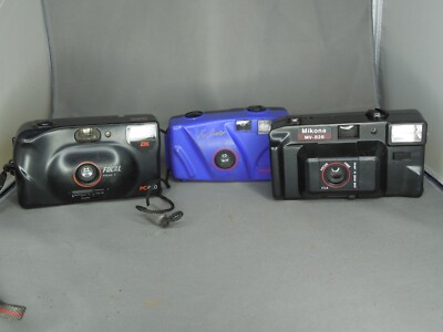 3 35mm cameras Mikona MV-828, Fun Shooter & Focal PC620 | eBay