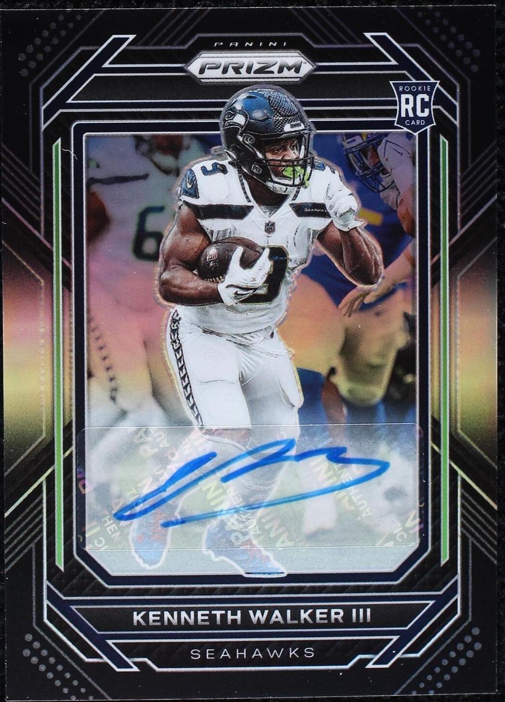 2022 Panini Chronicles - Prizm Black Kenneth Walker III #PB-19 ...