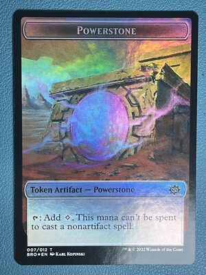 MTG Powerstone // Soldier (008) Double-sided Token Foil Brothers' War ...