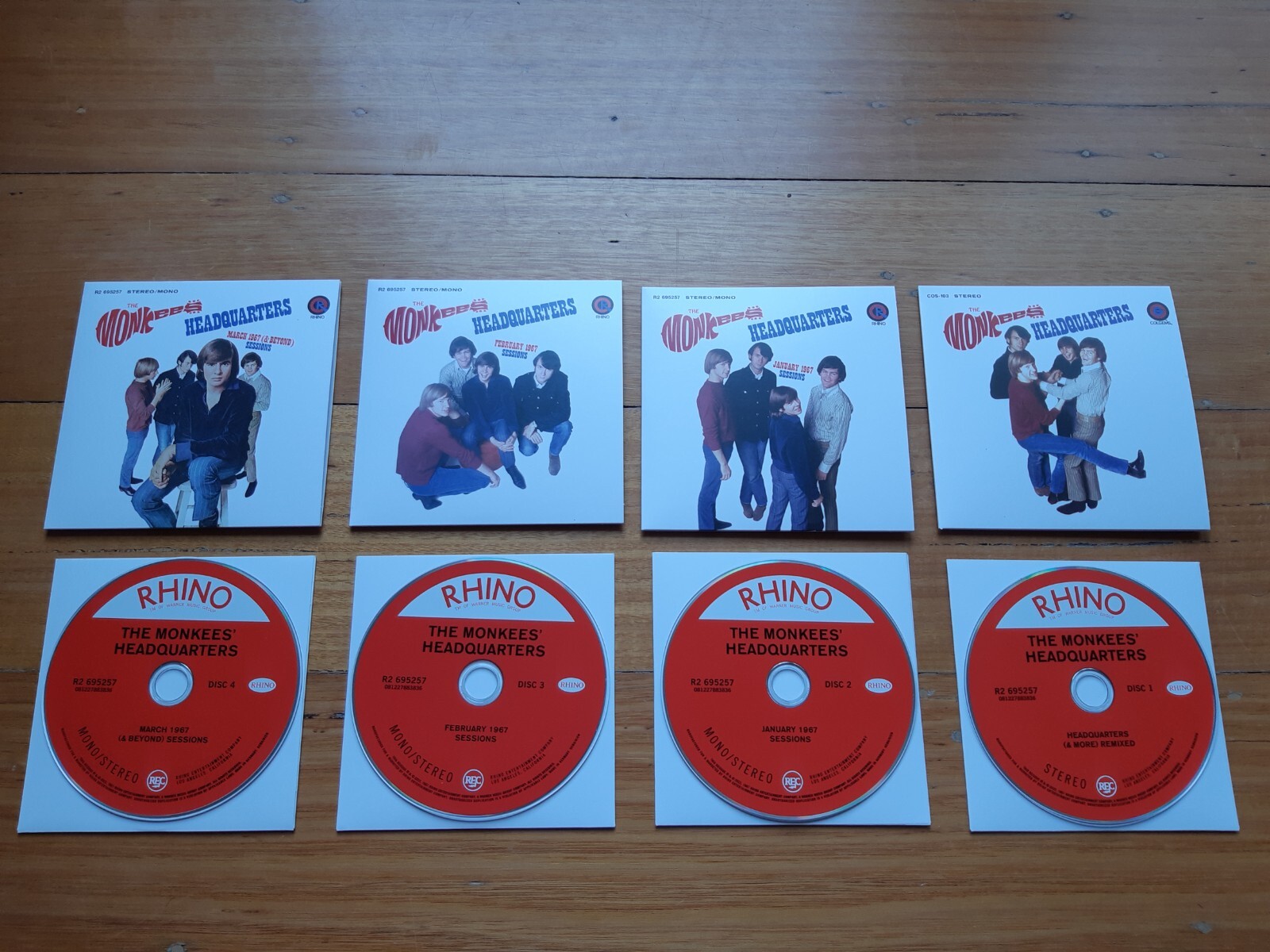 MONKEES HEADQUARTERS - SUPER DELUXE BOX SET 4 CD's + 7" VINYL - 101 ...