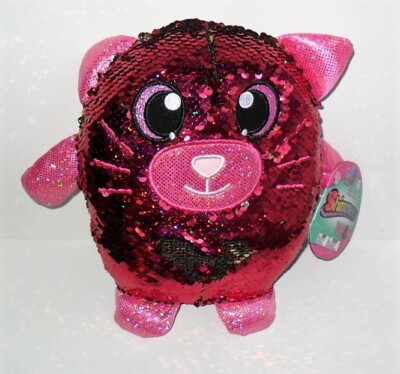SHIMMEEZ SEQUINS 9" PLUSH SINGLE CLARENCE CAT NEW WITH TAG | eBay