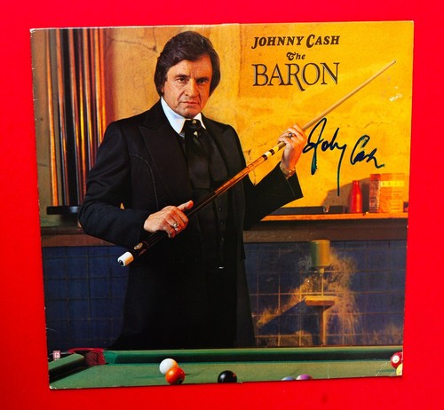 JOHNNY CASH SIGNED ALBUM - THE BARON - IN PERSON | eBay