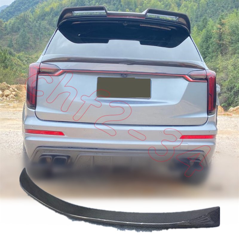 Fit For Cadillac XT6 2020-2022 Dry Carbon Rear Tail Trunk Spoiler Wing ...