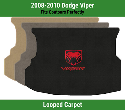 Lloyd Classic Loop Trunk Mat for '08-10 Dodge Viper w/Red Viper Snake w ...