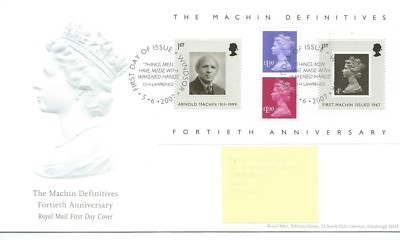 GB - FIRST DAY COVER - FDC - MINI SHEET -2007- MACHIN DEFINITIVES - Pmk ...