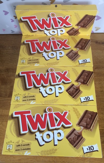 TWIX Top Caramel and Milk Chocolate Biscuit - 10 Pieces for sale online ...