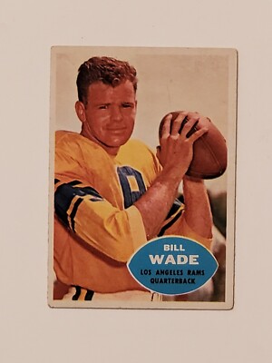 NFL 1960 TOPPS #61 BILL WADE Los Angeles Rams | eBay