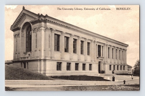 Postcard California Berkeley CA University Library 1910s Unposted ...