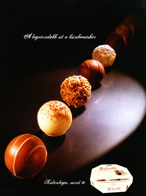 BONBONETTI CHOCOLATE AD #5 MAGAZINE promo AD VERY RARE FOREIGN AD | eBay