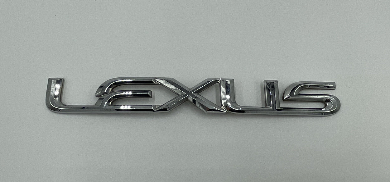 07 08 09 LEXUS RX350 CHROME REAR TAIL GATE EMBLEM SET LOGO BADGE ...