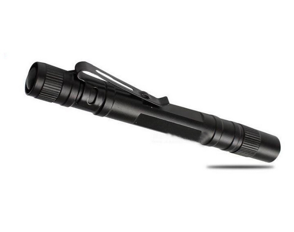 470nm Pen Type Blue Light LED Flashlight Hunting Night Vision Blue LED ...