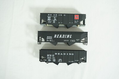 HO Scale 2-Bay Hopper Shell Lot 3x Reading Line RDG Project Lot B8 | eBay