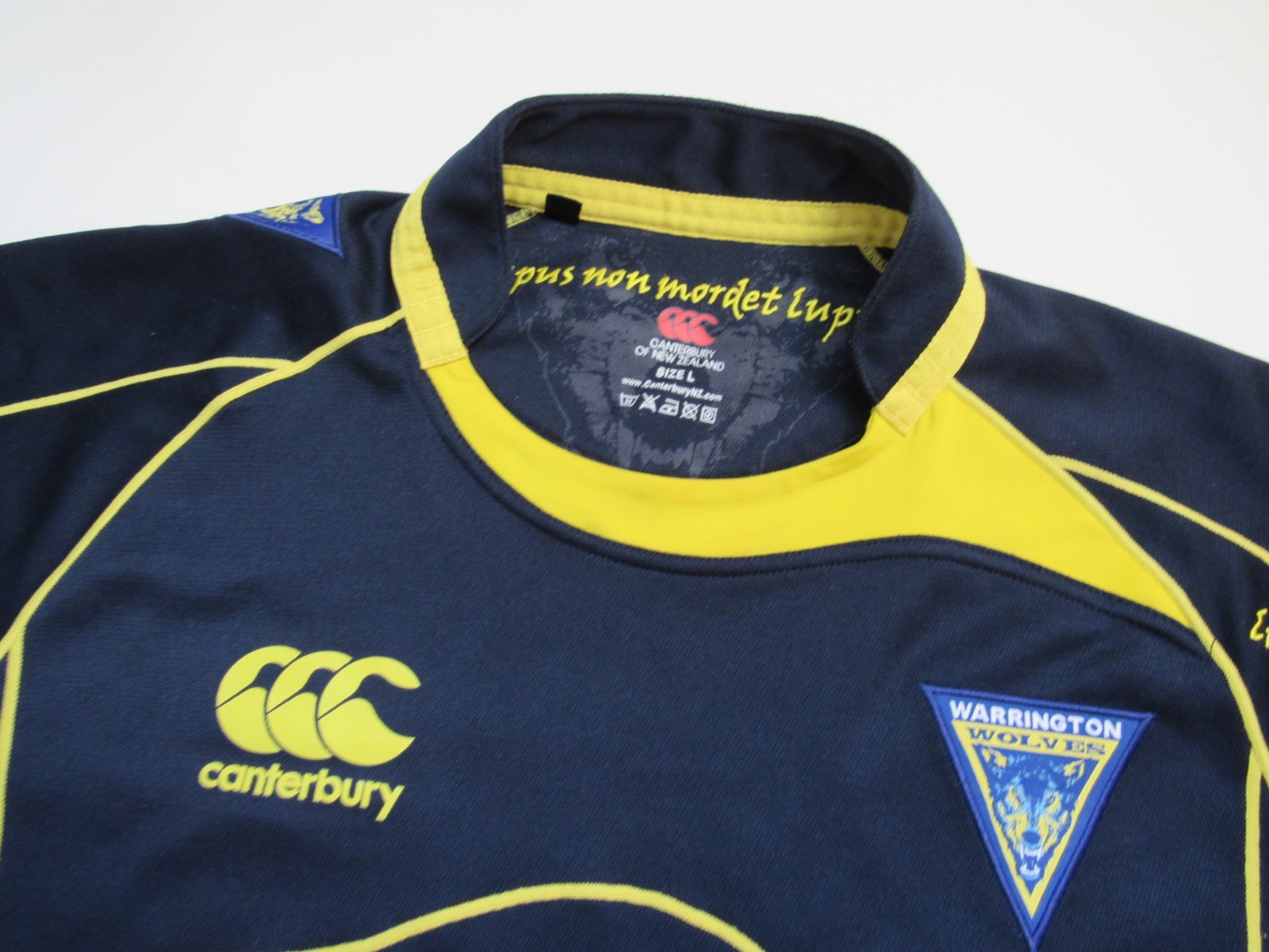 WARRINGTON WOLVES RUGBY jersey shirt CANTERBURY trikot The Wire adult ...