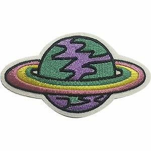 Planets Rainbow Planet - Sew Iron on, Embroidered Original Artwork ...