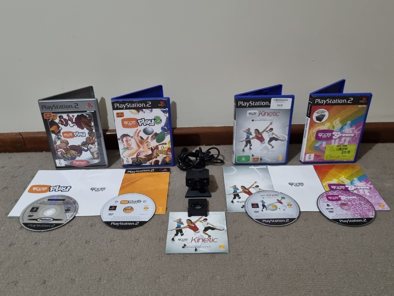 EyeToy PS2 Bundle - EyeToy Camera + 4 Games | Good Condition | eBay ...