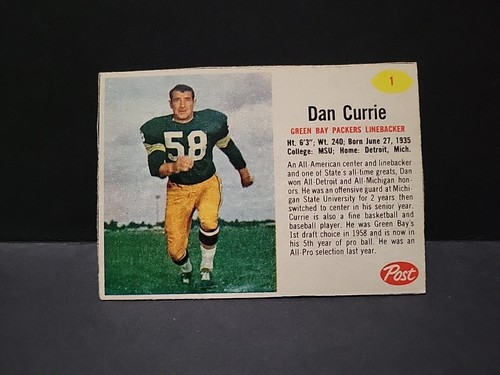 1962 Post - #1 Dan Currie for sale online | eBay