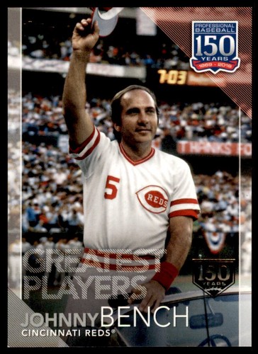 2019 Topps Greatest Players 150 Years Johnny Bench 090/150 Cincinnati ...