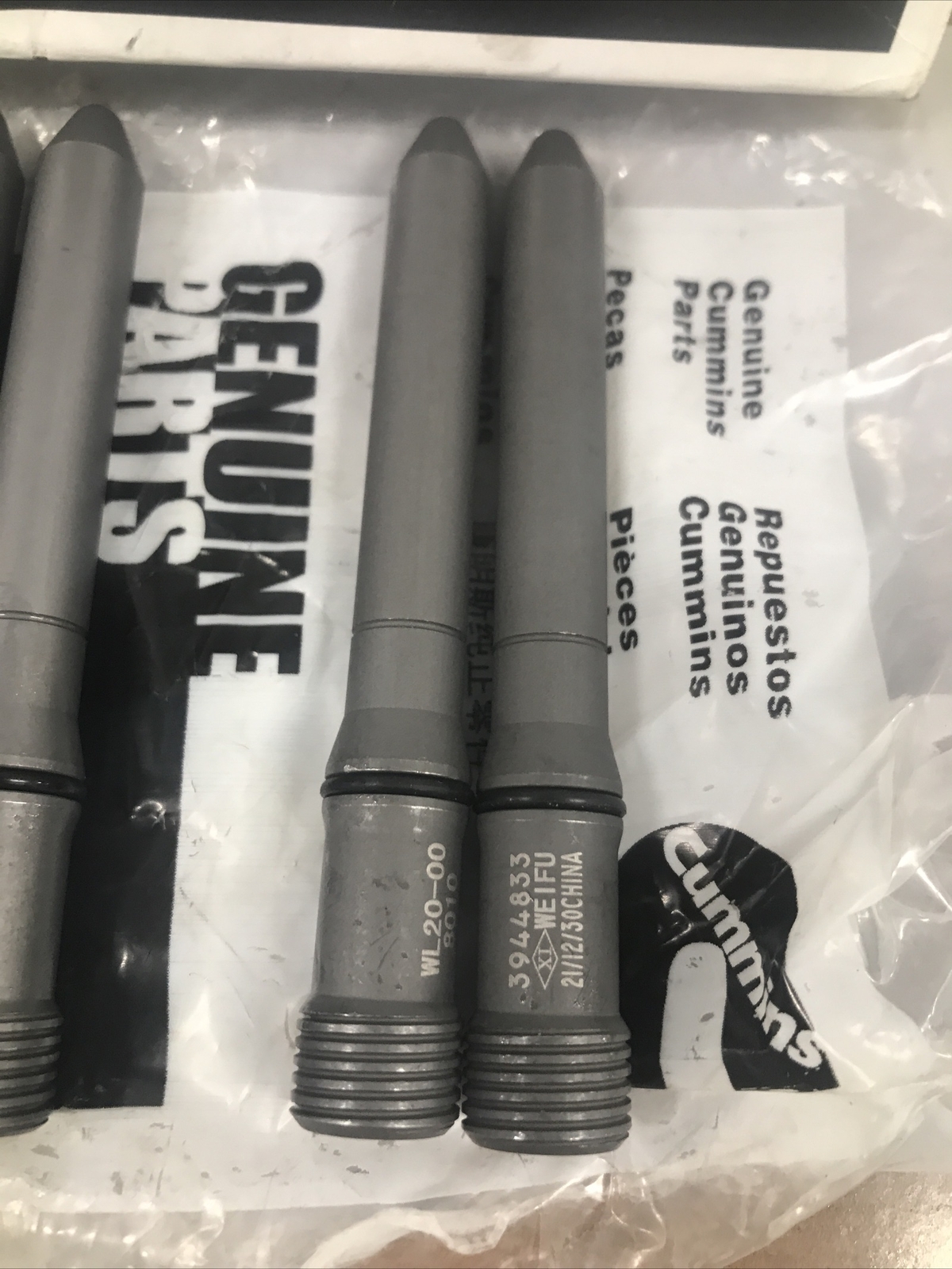 5.9l 24v Cummins Fuel Injector Connector Tubes 3944833 for sale online ...