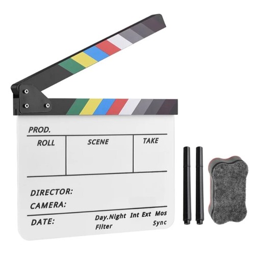 Movie Film Clap Board Clapper Board Slates Clapperboard for Camera ...