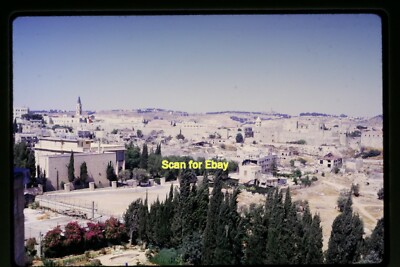 View over Jerusalem, Israel in 1962, Original Slide aa 5-28a | eBay ...
