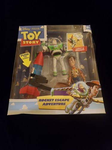 Disney Pixar Toy Story Rocket Escape Adventure Light & Sounds Figure ...