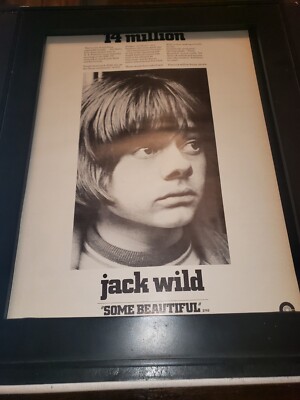 Jack Wild Some Beautiful Rare Original Promo Poster Ad Framed! | eBay