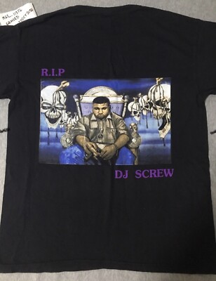 Travis Scott Astroworld RIP DJ Screw Shirt L 100% Authentic Rare | eBay