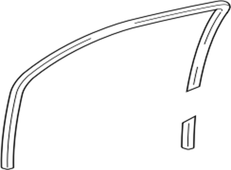 68151-60060 Toyota Run, front door glass, lh 6815160060, New Genuine ...