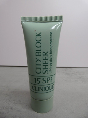 Clinique City Block Sheer Oil Free Daily Face Protector Spf 15 Travel 0 ...